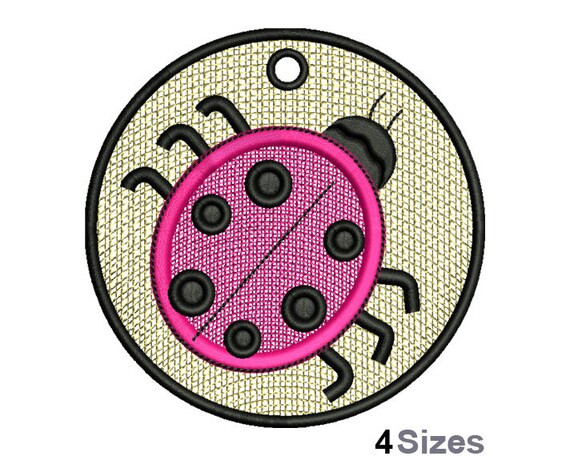 FSL Ladybug Machine Embroidery Design 3 Sizes Freestanding - Etsy