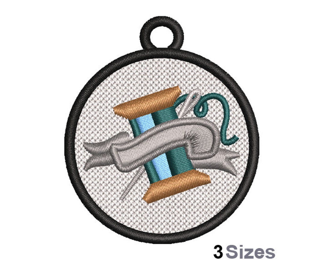 FSL Sewing Thread Machine Embroidery Design - 3 Sizes, Freestanding ...