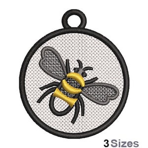 FSL Bumble Bee Machine Embroidery Design 3 Sizes, Freestanding Lace ...
