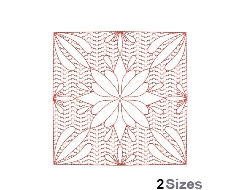 Colcha Trapunto - Desenho de Bordado à Máquina - 2 Tamanhos, Padrão de ...