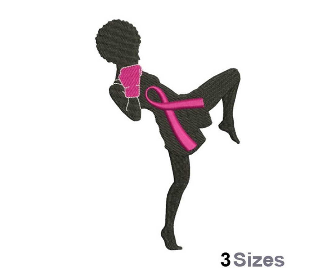 Fight Cancer Machine Embroidery Design 3 Sizes, Breast Cancer Fight ...