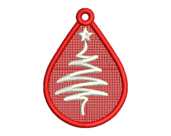 FSL Pine Tree Machine Embroidery Design 3 Sizes - Etsy