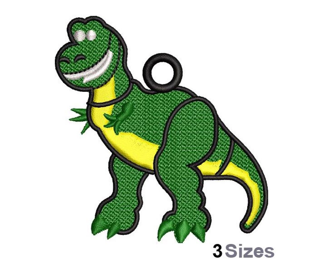 FSL Dinosaur - Machine Embroidery Design - 3 Sizes, Freestanding Lace ...