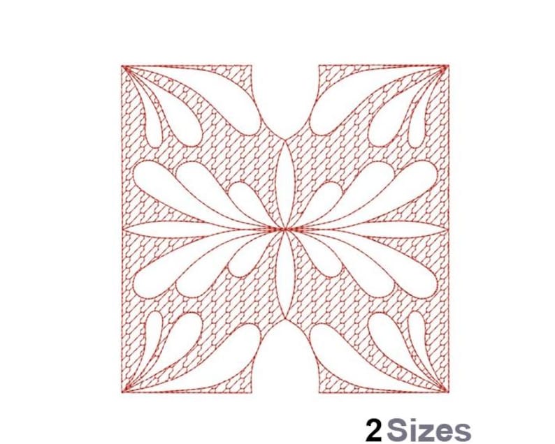 Colcha Trapunto - Desenho de Bordado à Máquina - 2 Tamanhos, Padrão de ...