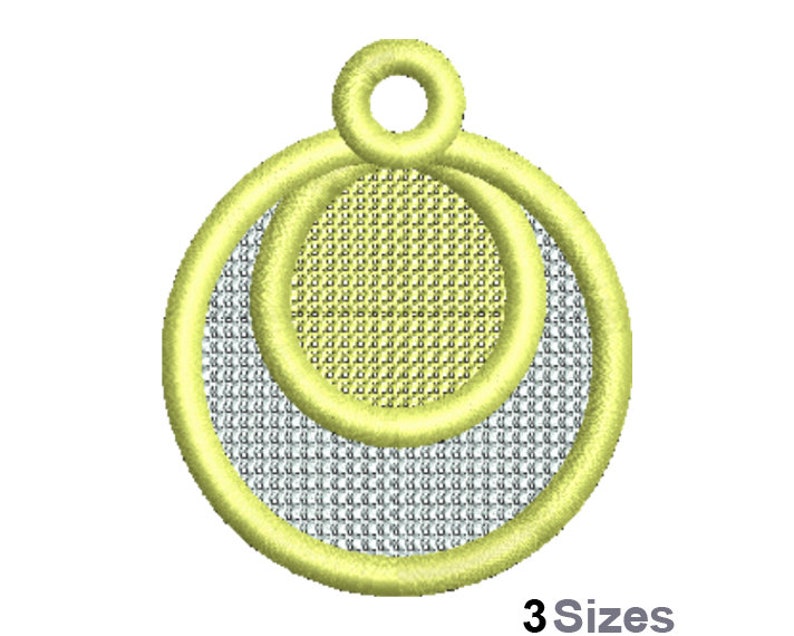 FSL Circles Machine Embroidery Design 3 Sizes Freestanding - Etsy
