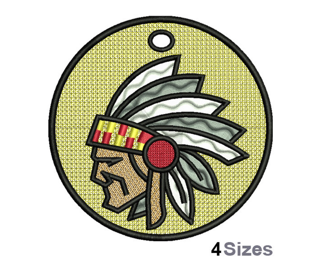 FSL Indian Machine Embroidery Design - 3 Sizes, Freestanding Lace ...