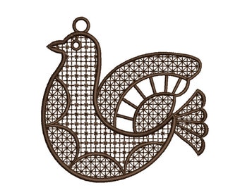 FSL Dove Machine Embroidery Design - Etsy