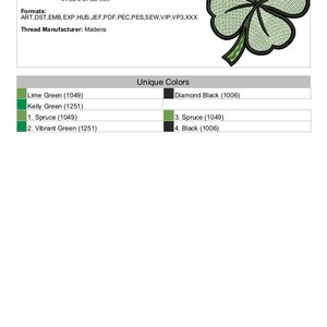 FSL Shamrock Machine Embroidery Design - 4 Sizes, Freestanding Lace Pendant Embroidery Pattern ...