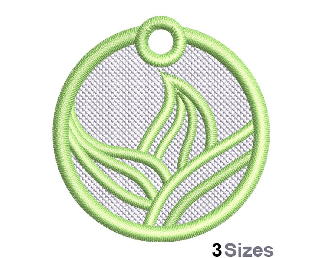 FSL Leaves Machine Embroidery Design 3 Sizes Freestanding - Etsy
