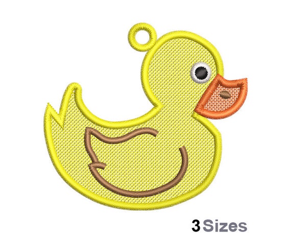 FSL Rubber Duck Machine Embroidery Design 3 Sizes - Etsy
