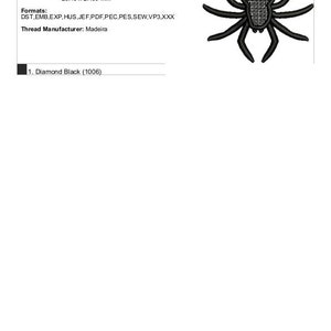 FSL Halloween Spider Machine Embroidery Design - 3 Sizes, Freestanding ...