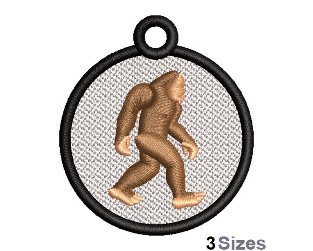 FSL Big Foot - Machine Embroidery Design - 3 Sizes, Freestanding Lace ...