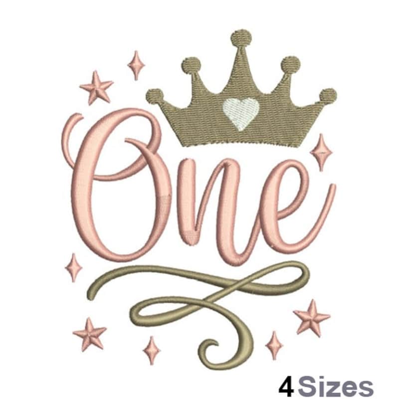 1st Birthday Embroidery Design - Etsy