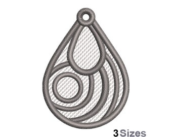 FSL Shamrock Gnome Machine Embroidery Design 3 Sizes, Freestanding Lace ...