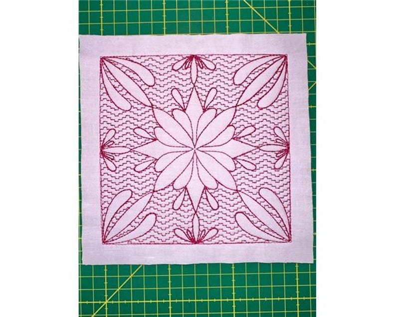 Colcha Trapunto - Desenho de Bordado à Máquina - 2 Tamanhos, Padrão de ...