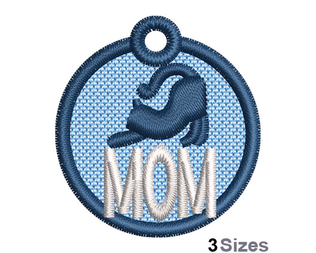 FSL Cat Mom Machine Embroidery Design - 3 Sizes, Freestanding Lace ...