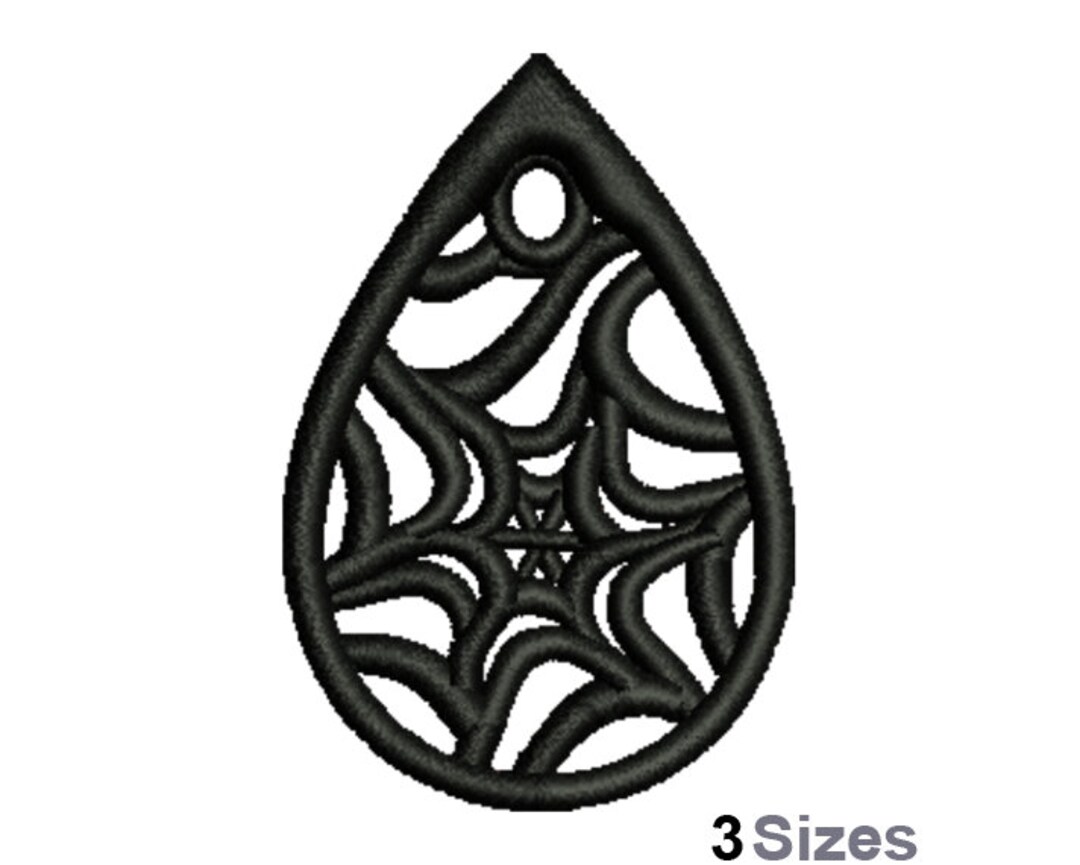 FSL Spider Web Machine Embroidery Design - 3 Sizes, Freestanding Lace ...