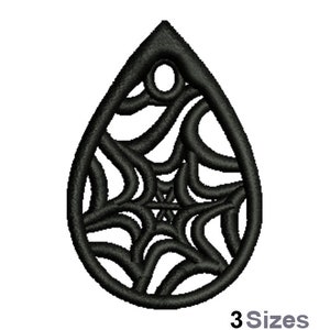 FSL Spider Web Machine Embroidery Design - 3 Sizes, Freestanding Lace ...