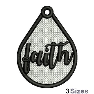 FSL Faith Machine Embroidery Design - 3 Sizes, Freestanding Lace ...