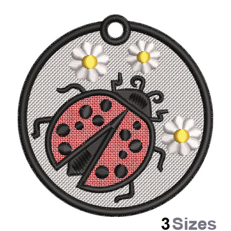Ladybug Embroidery - Etsy