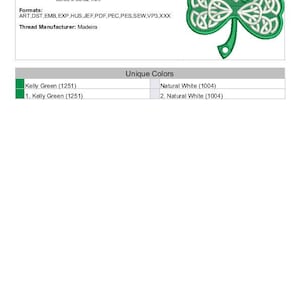 FSL Shamrock Machine Embroidery Design - 3 Sizes, Freestanding Lace ...