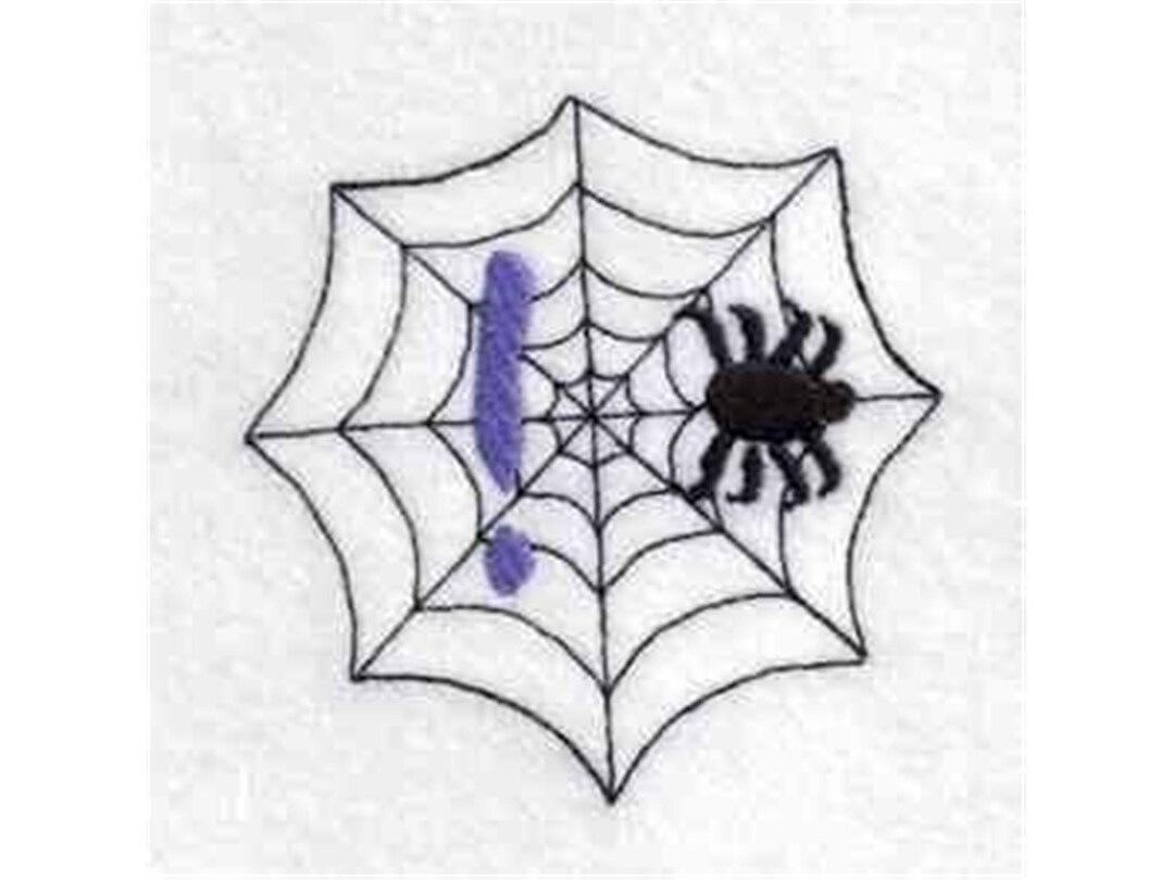 Spider Web Machine Embroidery Design - Halloween Spiderweb Embroidery ...