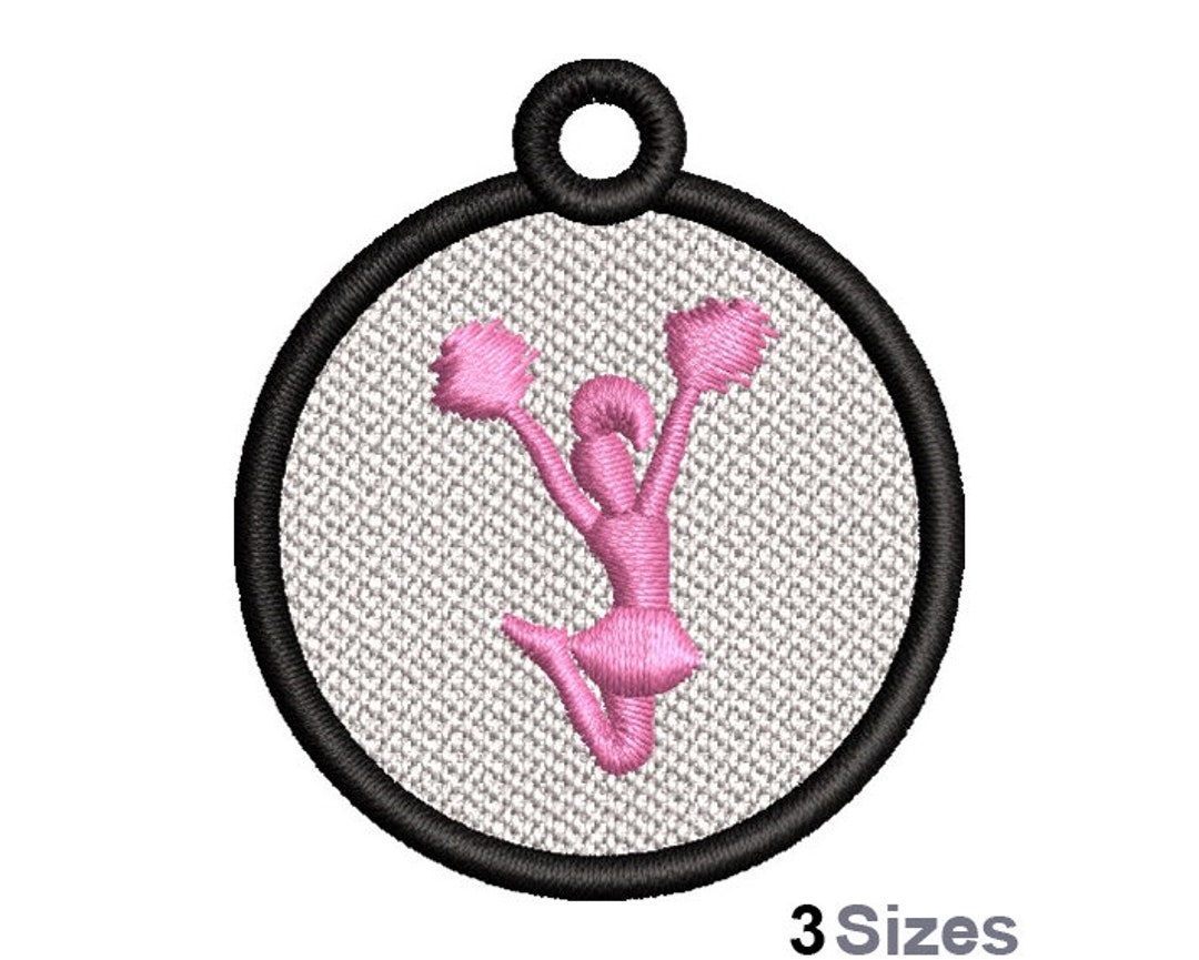 FSL Cheerleader Girl - Machine Embroidery Design - 3 Sizes ...