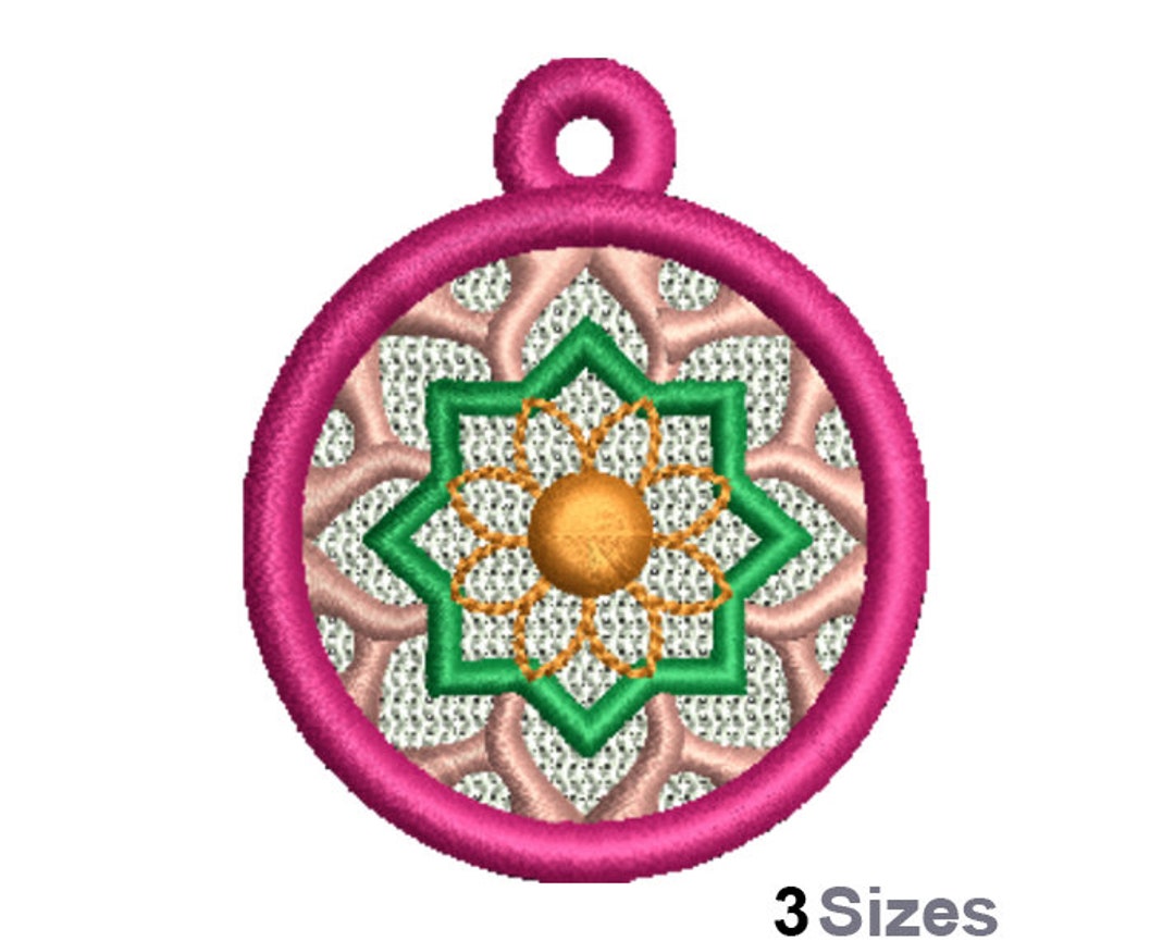 FSL Mandala Machine Embroidery Design 3 Sizes, Freestanding Lace ...