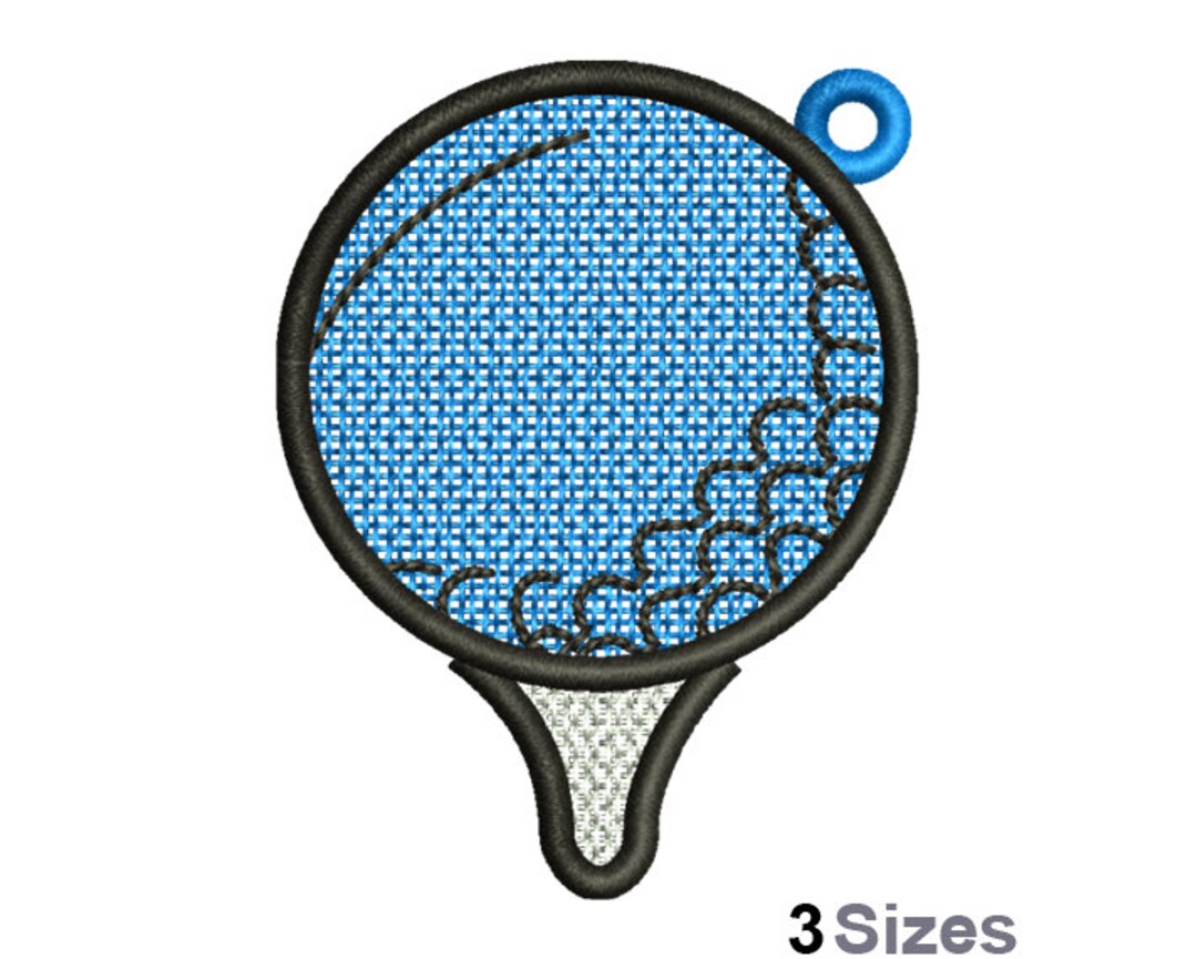 FSL Golf Ball Machine Embroidery Design 3 Sizes, Freestanding Lace ...