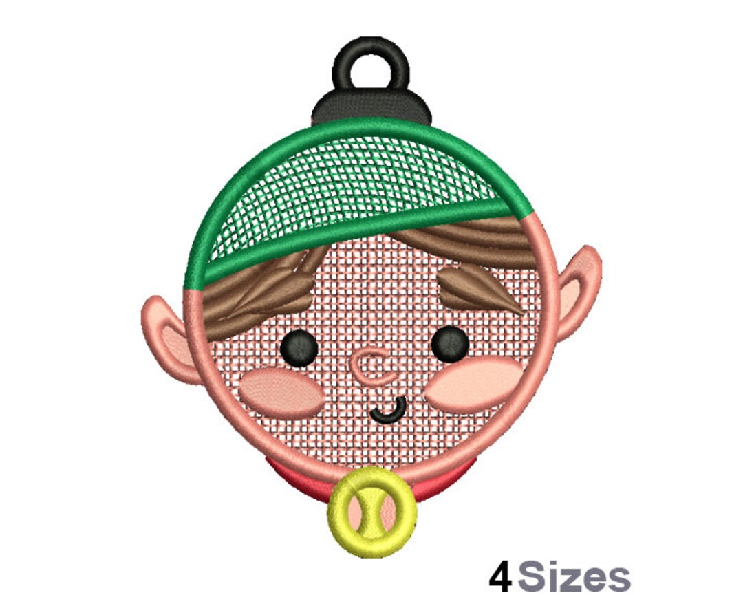 FSL Kawaii Elf - Machine Embroidery Design - 4 Sizes, Freestanding Lace ...