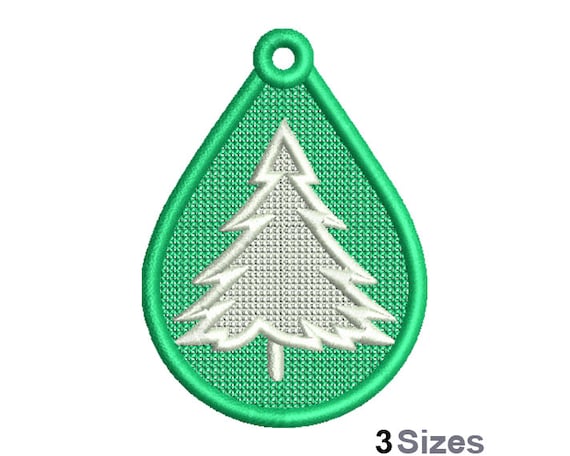 FSL Pine Tree Machine Embroidery Design 3 Sizes - Etsy