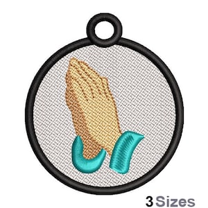FSL Praying Hands - Machine Embroidery Design - 3 Sizes, Freestanding ...