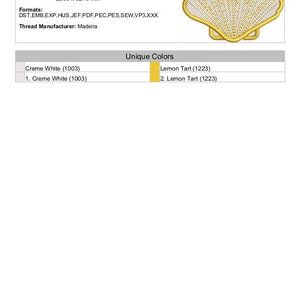 FSL Seashell machine borduurwerk ontwerpen-3 maten, vrijstaande Lace ...