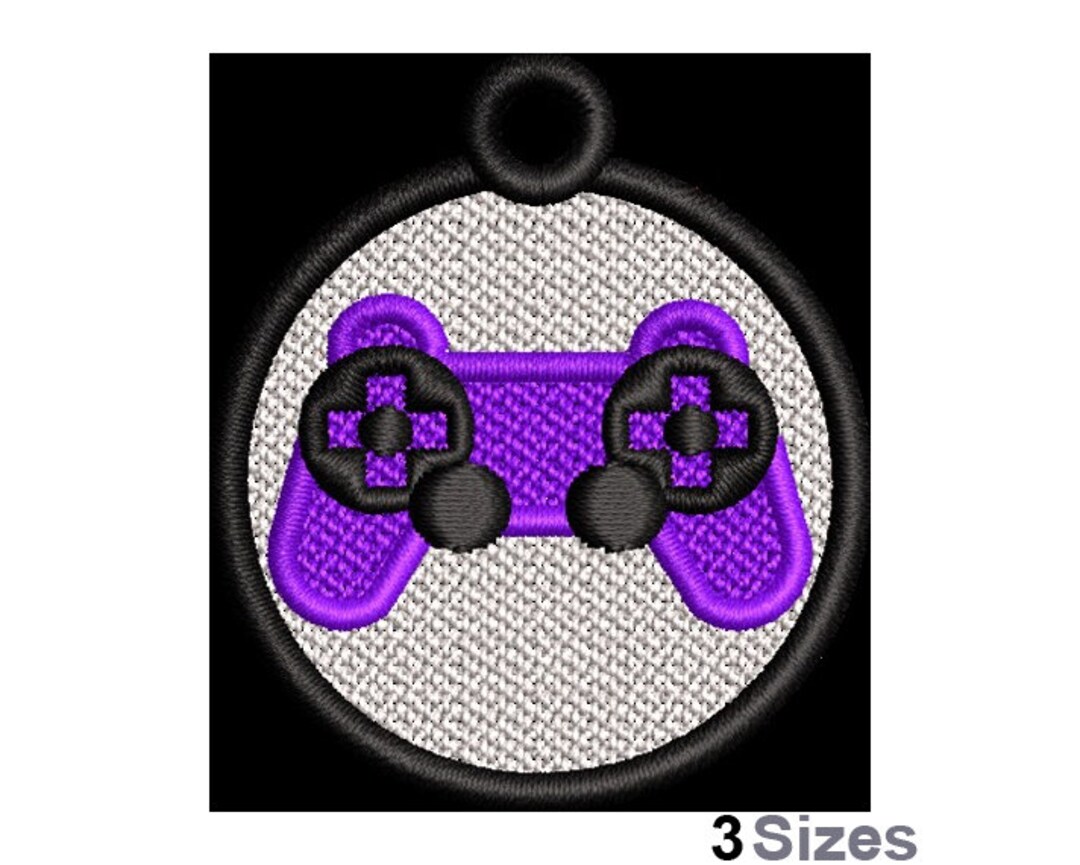 FSL Game Controller - Machine Embroidery Design - 3 Sizes, Freestanding ...