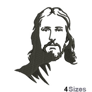 Jesus Christ - Machine Embroidery Design - 4 Sizes, Jesus Face ...