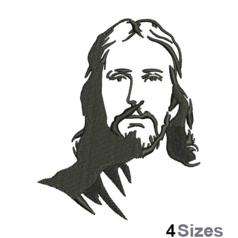 Face of Christ Embroidery - Etsy
