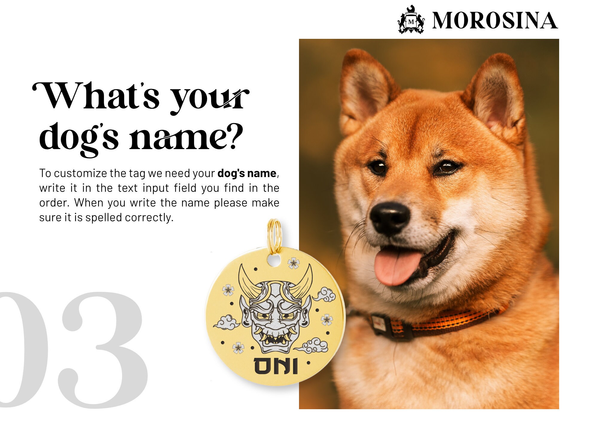 Custom Engraved Oni Mask Dog Tag - Personalized Japanese Design for ...