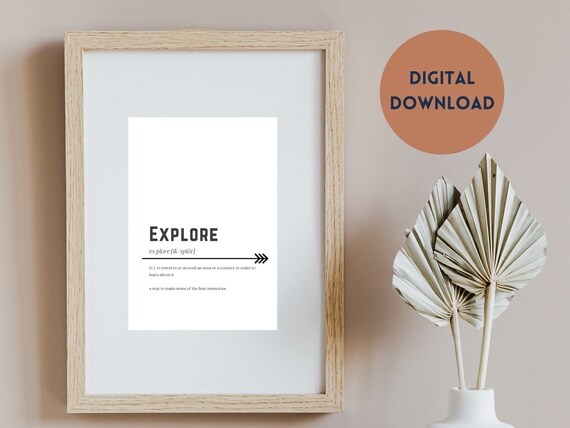 Explore Definition Wall Art Digital Download Digital Prints | Etsy
