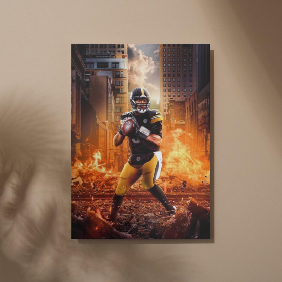 Russell Wilson Art Wall Canvas Vintage Seattle Seahawks Fan Decor ...