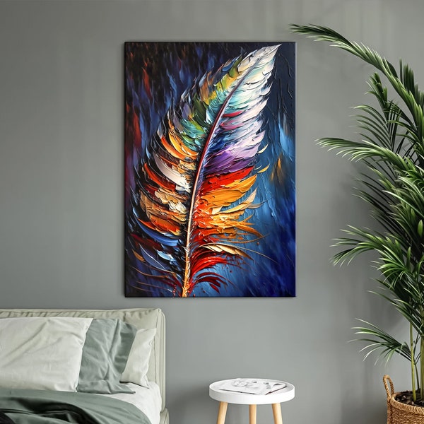 Feather Painting - Etsy