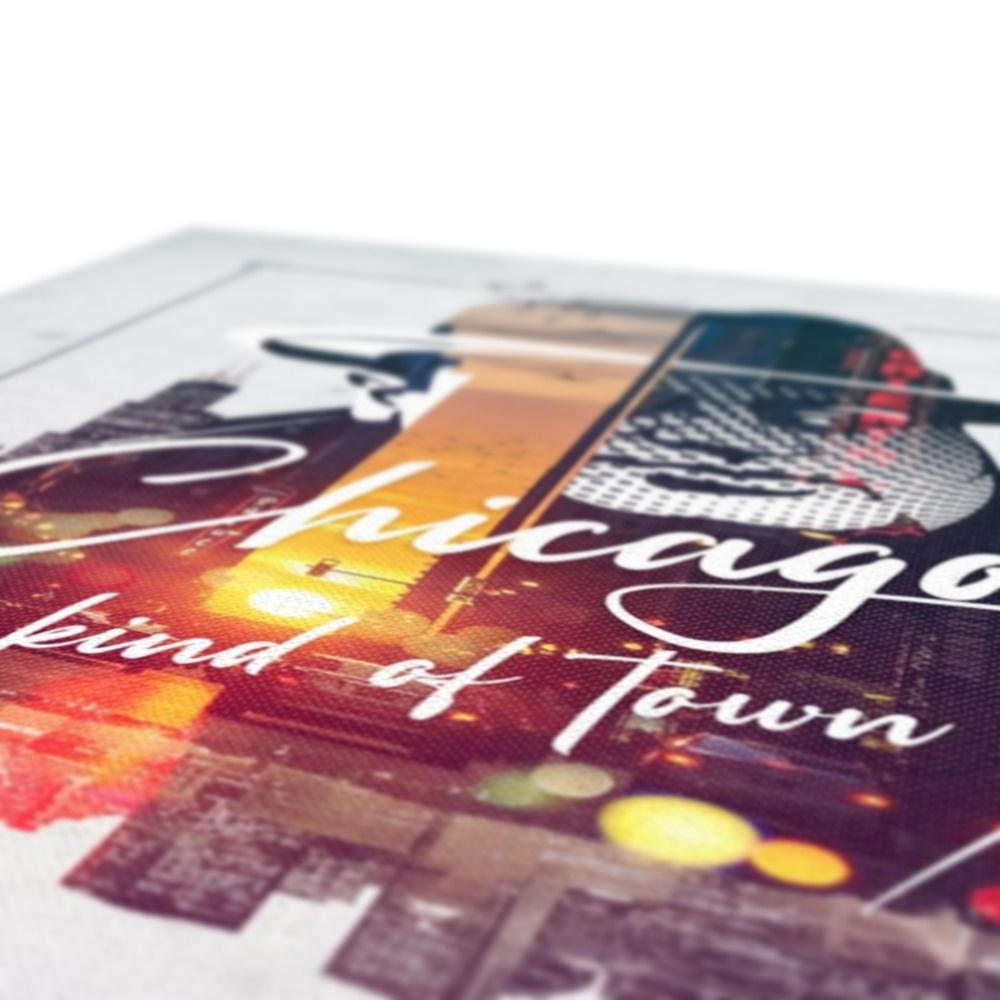 Chicago Canvas Art Al Capone Portrait Wall Art Windy City Art Canvas - Etsy