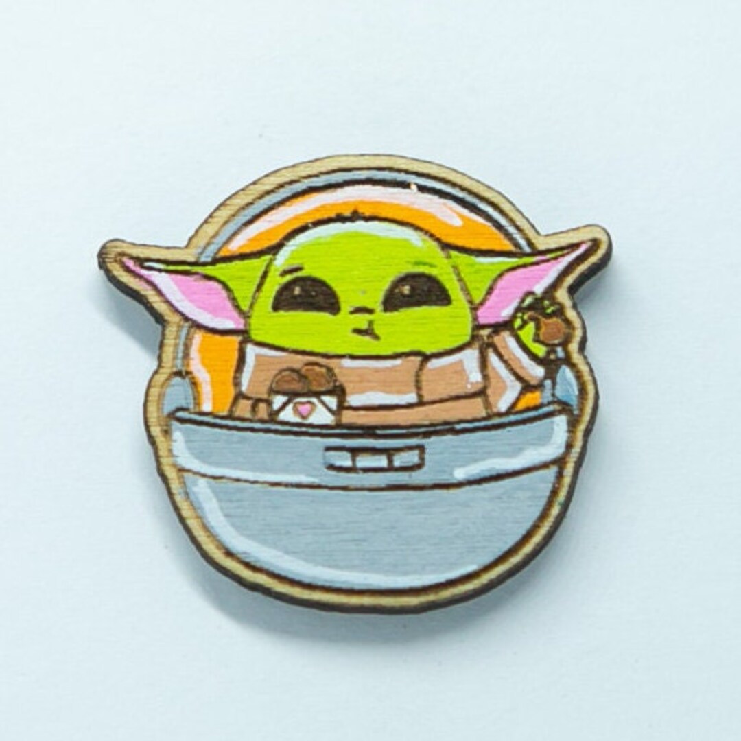 MANDO Pin Star Fans Wood Pin Backpack Pins Collector Pins Nerd Items ...
