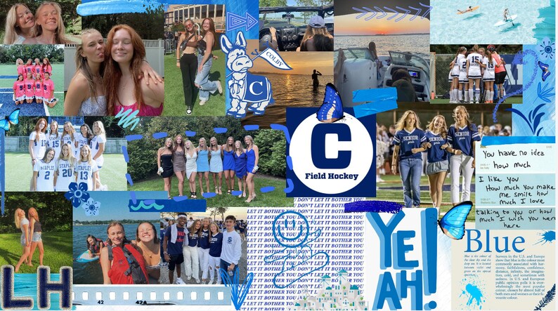 CUSTOM WALLPAPER! Preppy Glitter Varsity Patch Desktop Wallpaper ...