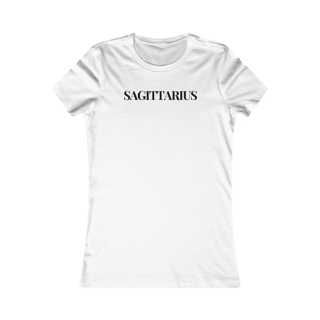 Sagittarius Zodiac Horoscope Astrology Fire Sign Gift Vogue Font Women ...