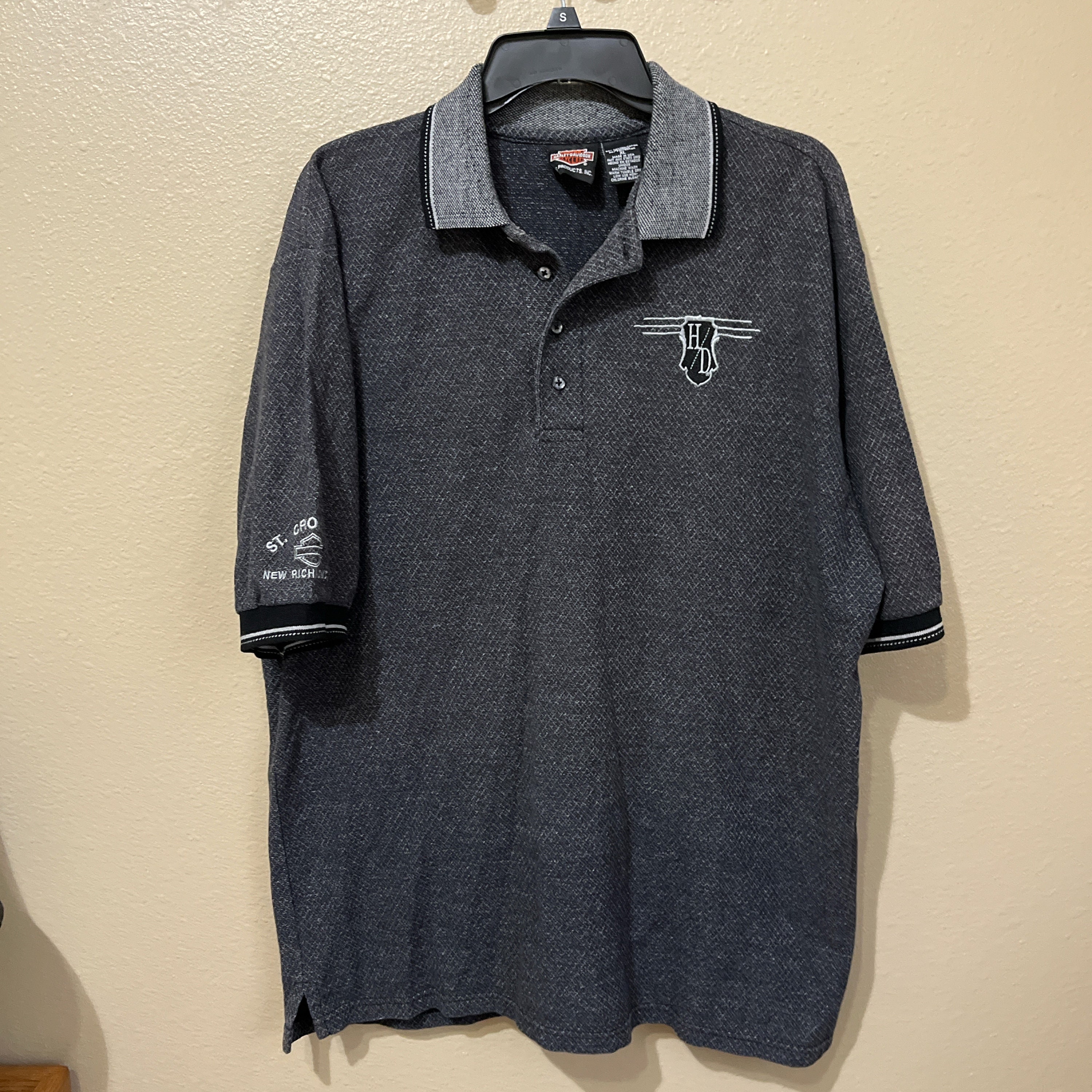Harley Davidson St Croix Men’s XL Polo!! - Etsy