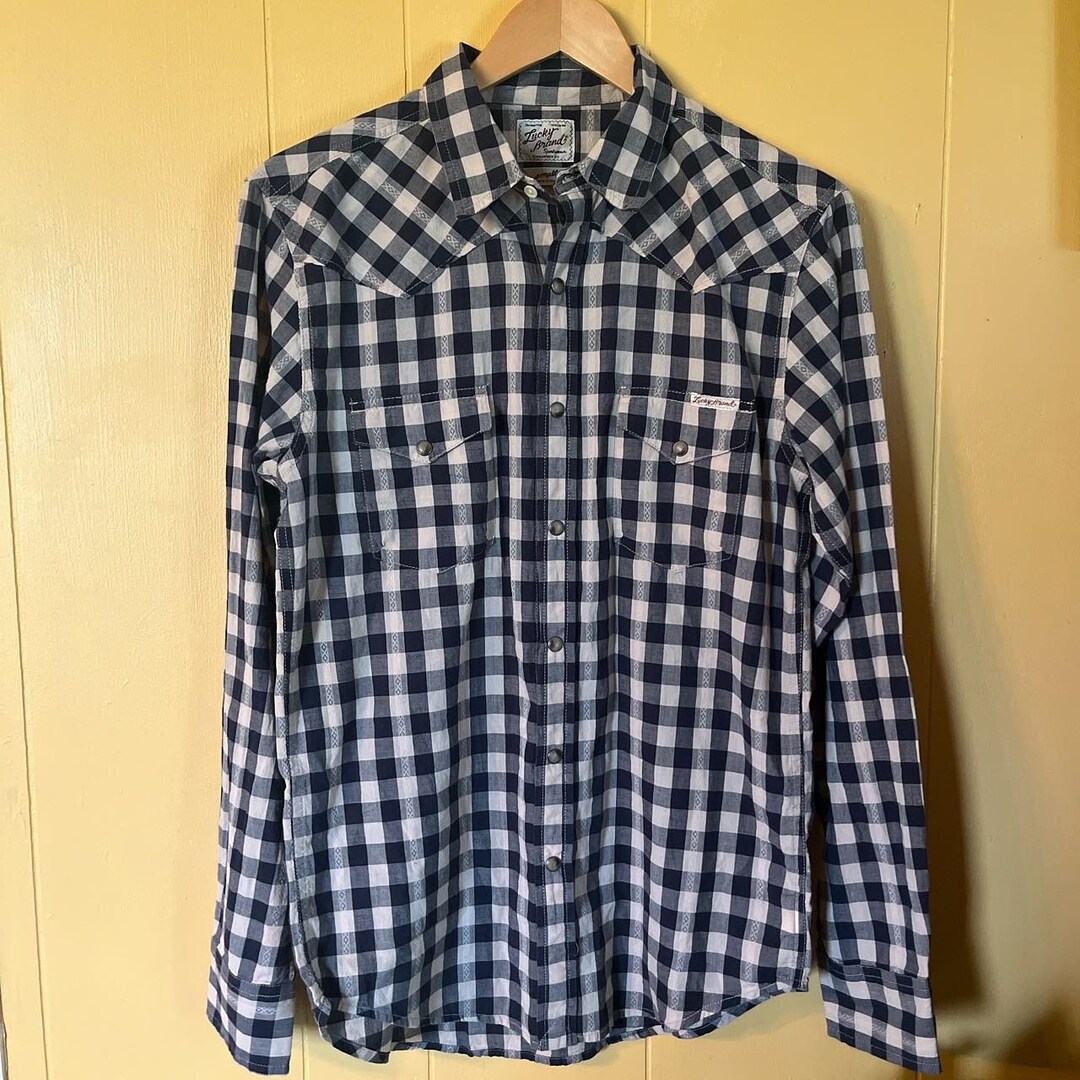 Mens Lucky Brand Snap Button Western Shirt - Etsy