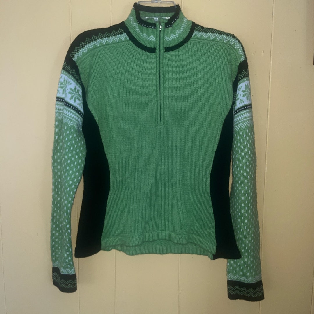 Obermeyer Ski Sweater Scandinavian Nordic Pattern Downhill Skiing ...