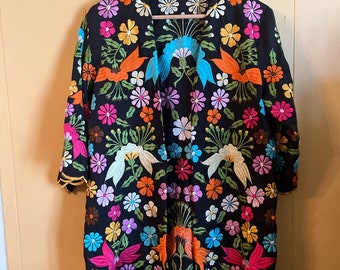 Embroidered Mexican Blazer - Etsy