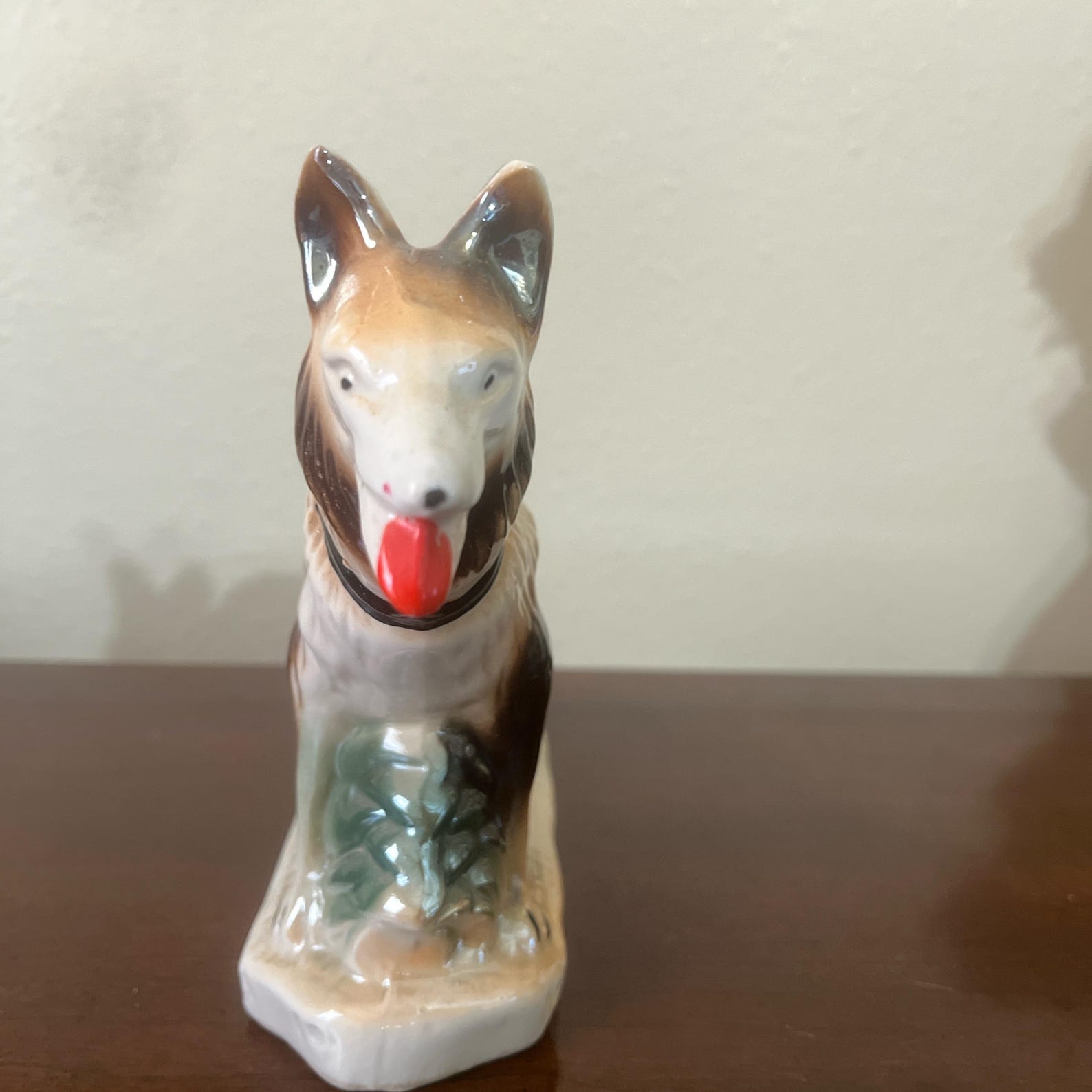 Vintage German Shepherd Figurine Ceramic Dog Handcrafted in Brazil - Etsy