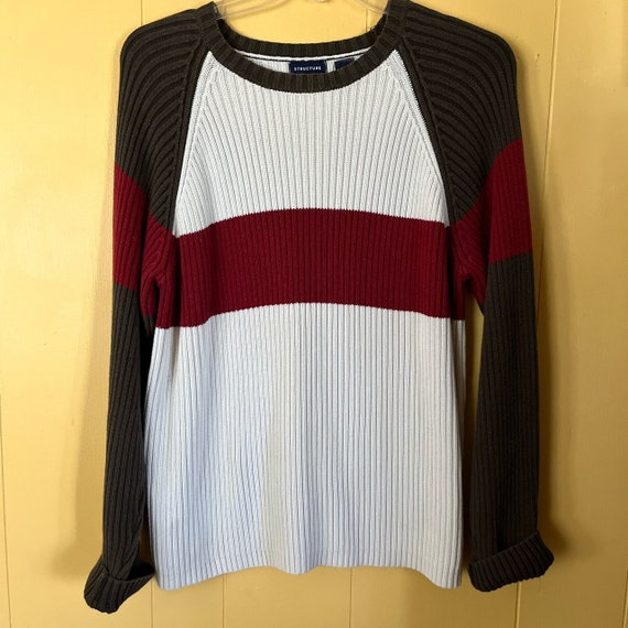 Vintage Structure 80s Sweater (1990s) - Gem